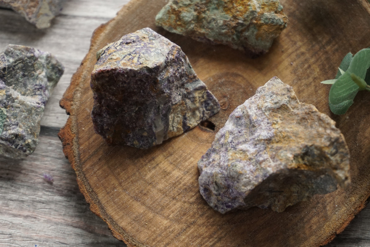 Raw Specimen: Purple Brecciated Jasper – AKindCrystal